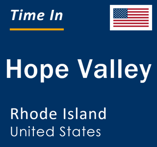 Current Local Time in Hope Valley, Rhode Island, United States