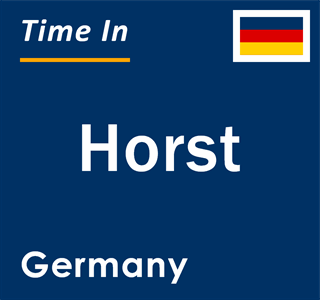 Current Local Time in Horst, Germany