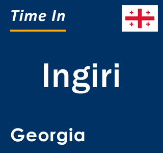 Current Local Time in Ingiri, Georgia