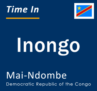 Current Local Time in Inongo, Mai-Ndombe, Democratic Republic of the Congo