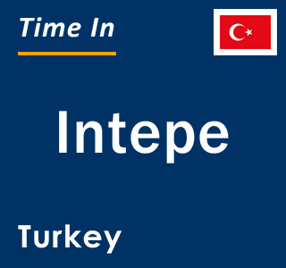 Current Local Time in Intepe, Turkey