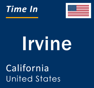 Current Local Time in Irvine, California, United States