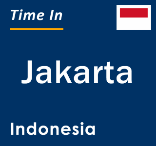 Current Local Time in Jakarta, Indonesia
