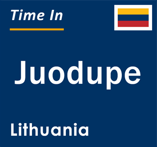 Current Local Time in Juodupe, Lithuania