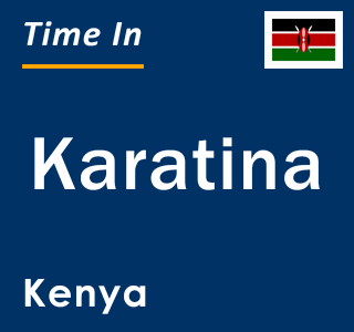 Current Local Time in Karatina, Kenya