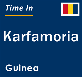 Current Local Time in Karfamoria, Guinea