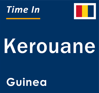 Current Local Time in Kerouane, Guinea
