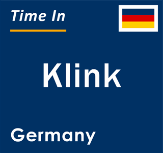 Current Local Time in Klink, Germany