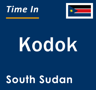 Current Local Time in Kodok, South Sudan