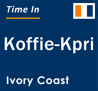 Current Local Time in Koffie-Kpri, Ivory Coast
