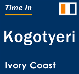 Current Local Time in Kogotyeri, Ivory Coast