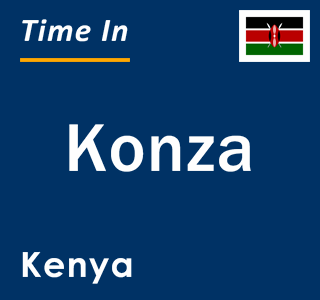 Current Local Time in Konza, Kenya