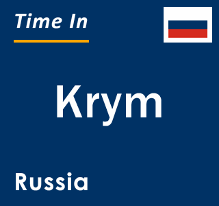 Current Local Time in Krym, Russia