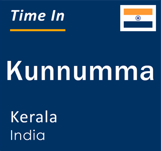 Current Local Time in Kunnumma, Kerala, India