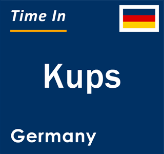 Current Local Time in Kups, Germany