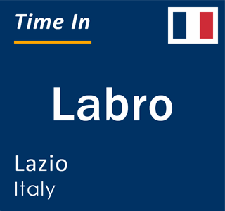 Current Local Time in Labro, Lazio, Italy