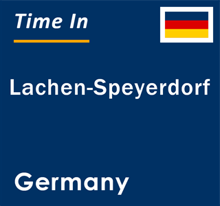 Current Local Time in Lachen-Speyerdorf, Germany
