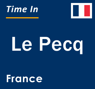 Current Local Time in Le Pecq, France