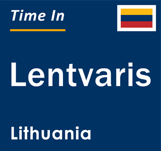 Current Local Time in Lentvaris, Lithuania