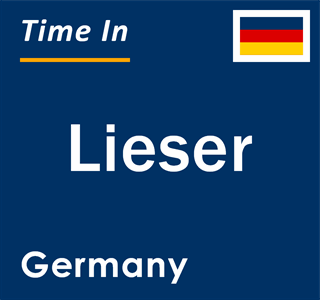 Current Local Time in Lieser, Germany