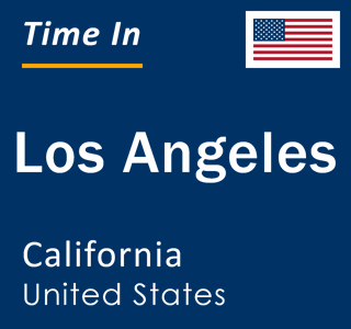 Current Local Time in Los Angeles, California, United States