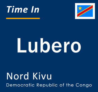 Current Local Time in Lubero, Nord Kivu, Democratic Republic of the Congo