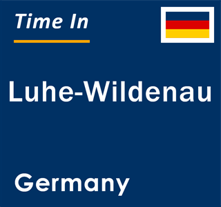 Current Local Time in Luhe-Wildenau, Germany