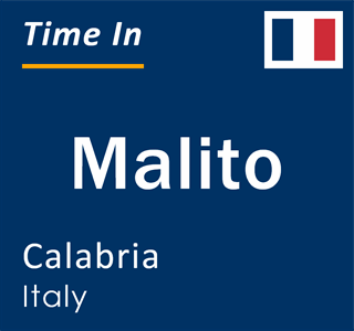Current Local Time in Malito, Calabria, Italy
