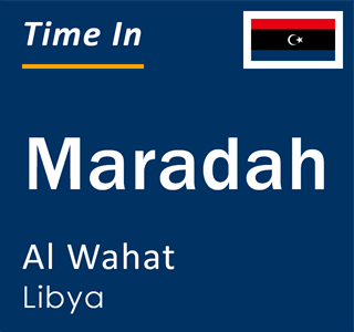 Current Local Time in Maradah, Al Wahat, Libya