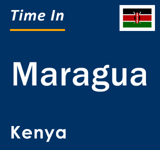 Current Local Time in Maragua, Kenya