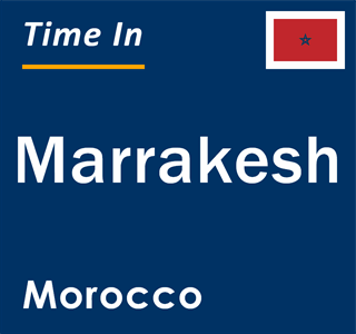 Current Local Time in Marrakesh, Morocco