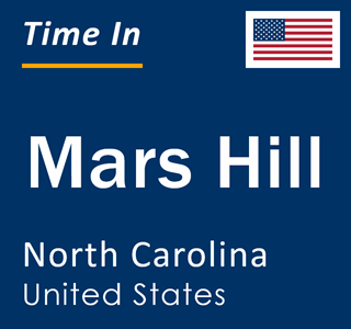 Current Local Time in Mars Hill, North Carolina, United States