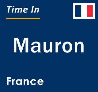 Current Local Time in Mauron, France