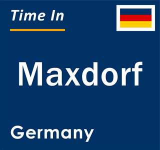 Current Local Time in Maxdorf, Germany