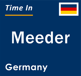 Current Local Time in Meeder, Germany