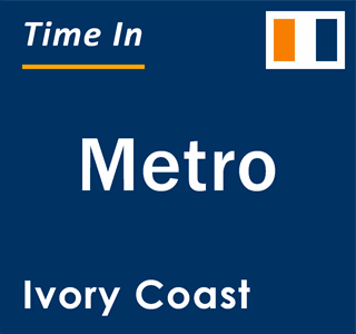 Current Local Time in Metro, Ivory Coast