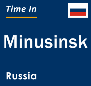 Current Local Time in Minusinsk, Russia