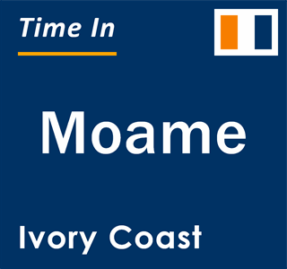 Current Local Time in Moame, Ivory Coast