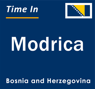 Current Local Time in Modrica, Bosnia and Herzegovina