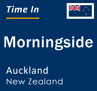Current Local Time in Morningside, Auckland, New Zealand