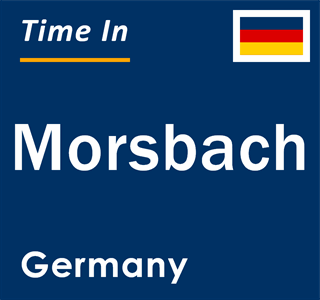 Current Local Time in Morsbach, Germany