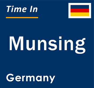 Current Local Time in Munsing, Germany