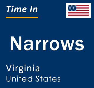 Current Local Time in Narrows, Virginia, United States
