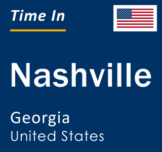 Current Local Time in Nashville, Georgia, United States