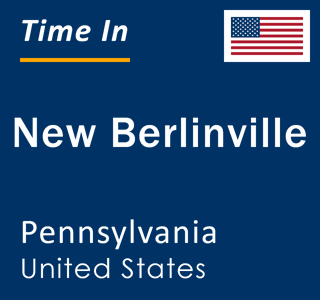 Current Weather Forecast | New Berlinville, Pennsylvania, United States