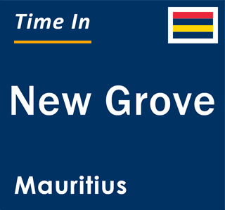 Current Local Time in New Grove, Mauritius