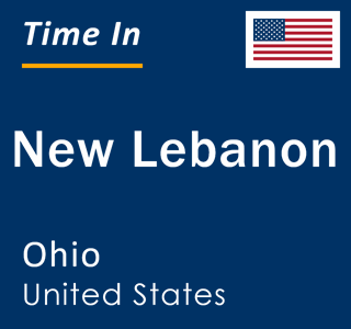 Current Local Time in New Lebanon, Ohio, United States