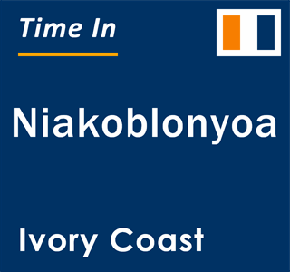 Current Local Time in Niakoblonyoa, Ivory Coast