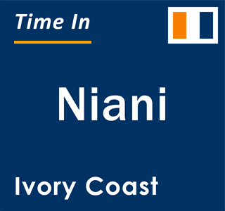 Current Local Time in Niani, Ivory Coast