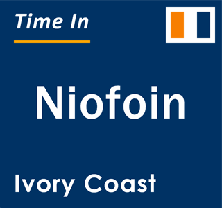 Current Local Time in Niofoin, Ivory Coast
